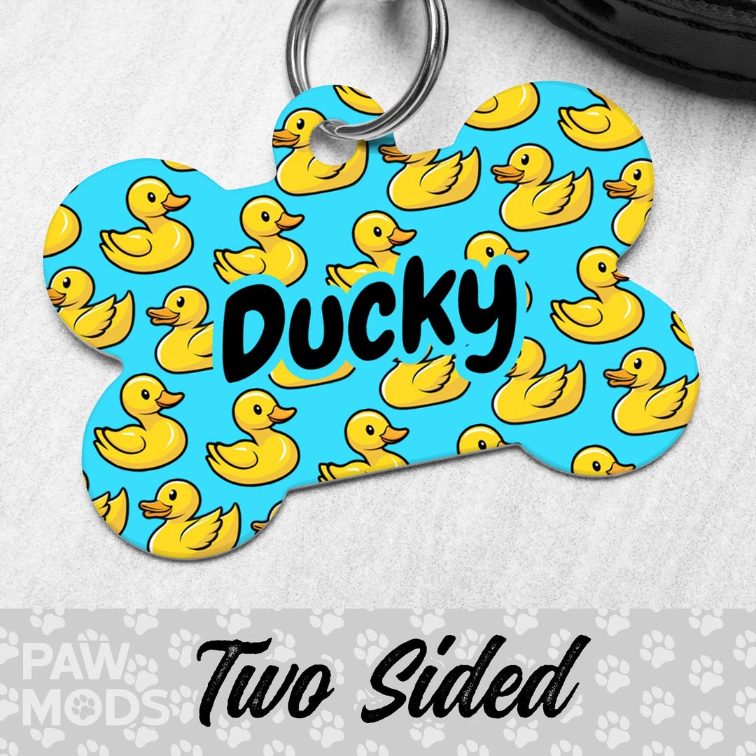 Dog Tag Duck Dog Tags, Funny Pet Name Tags, Gift for Dog, Pet Gift, Dog ...
