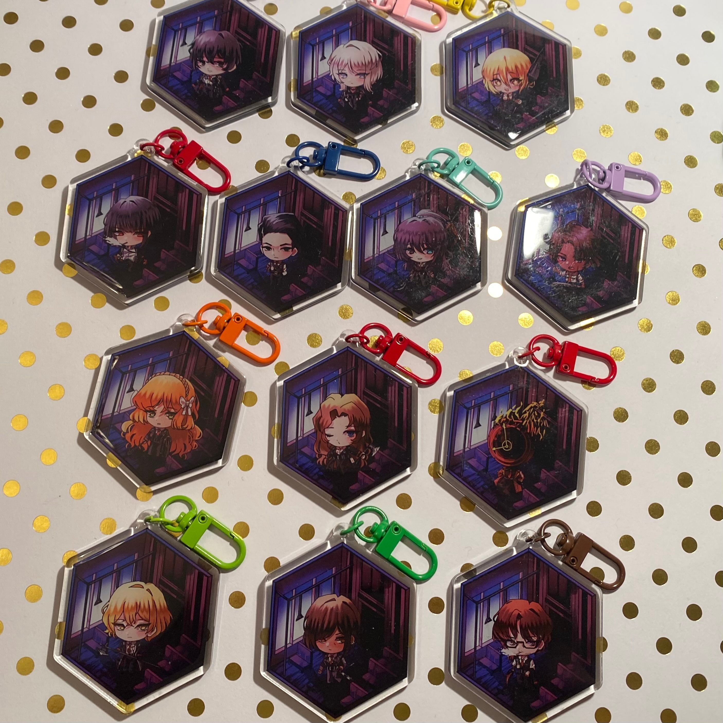 LAST RUN: Limbus Company Acrylic Charms 6cm, Double-sided, Epoxy - Etsy