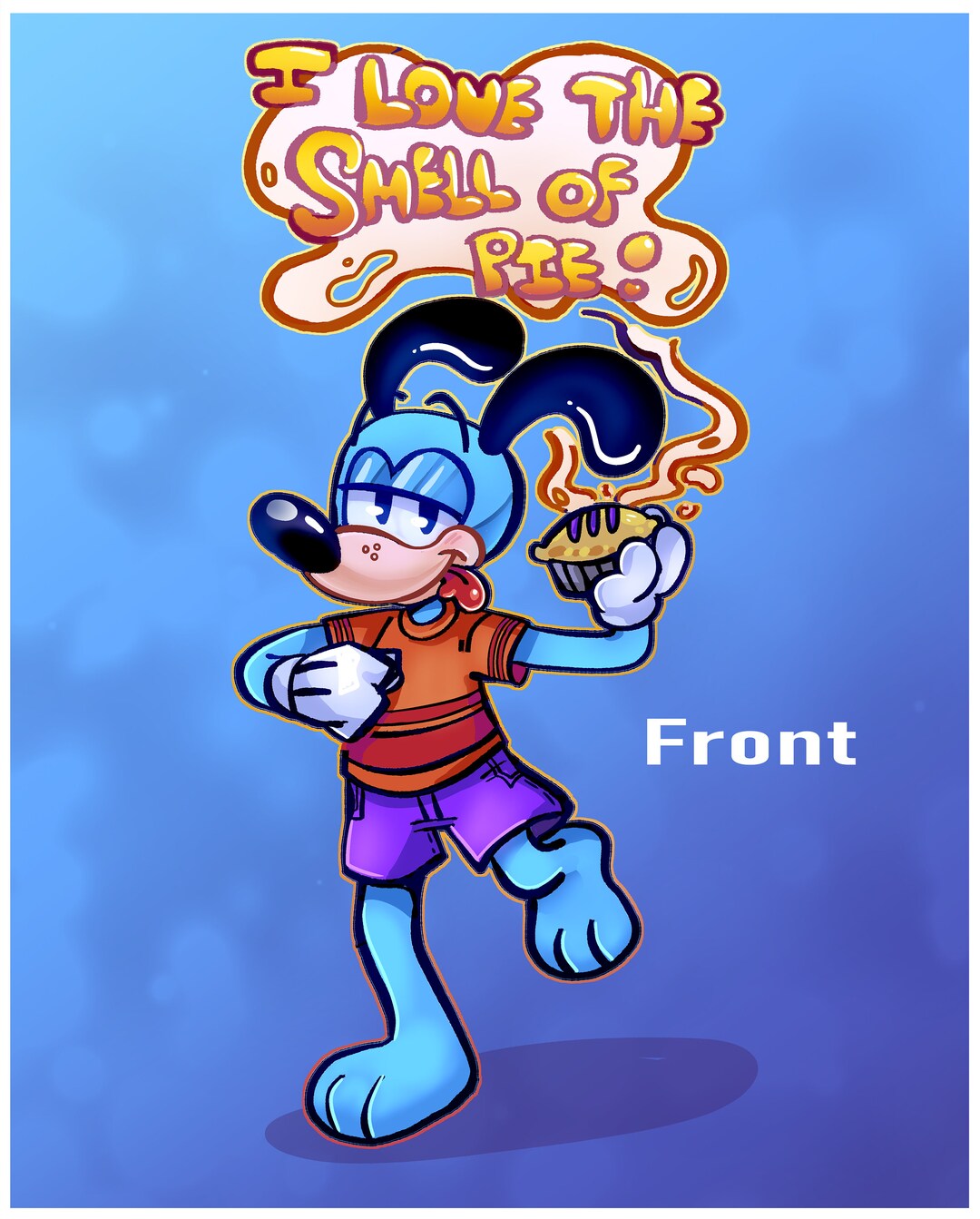 Toontown Flippy Pie Holographic Keychain - Etsy