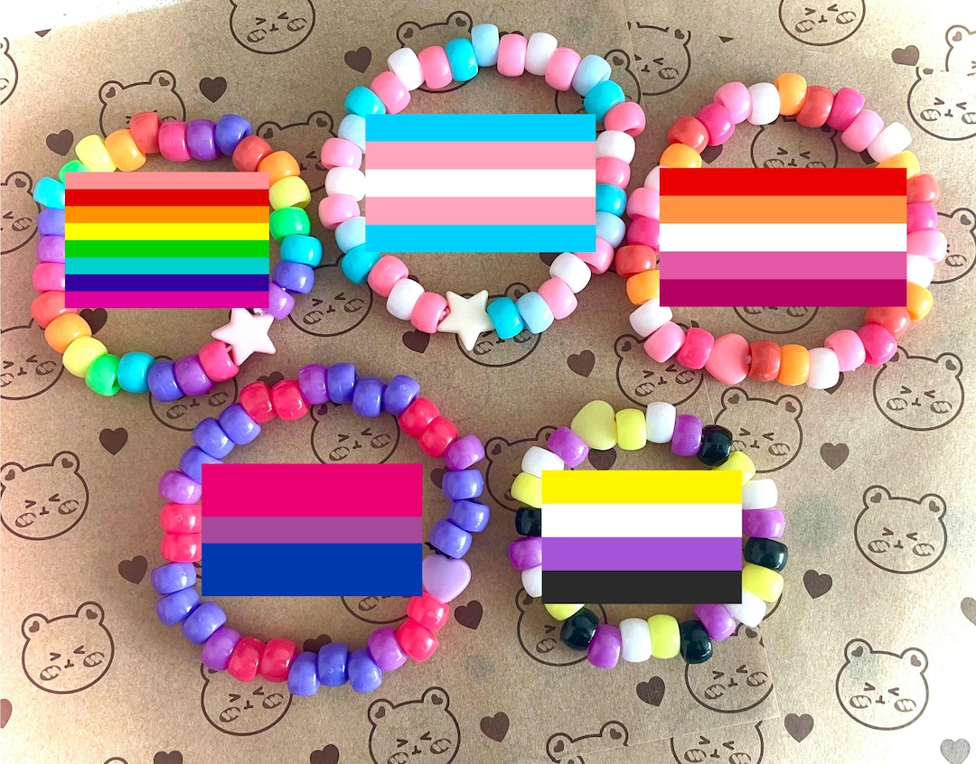 Pride Flag Kandi Bracelets (PREORDER) - Etsy