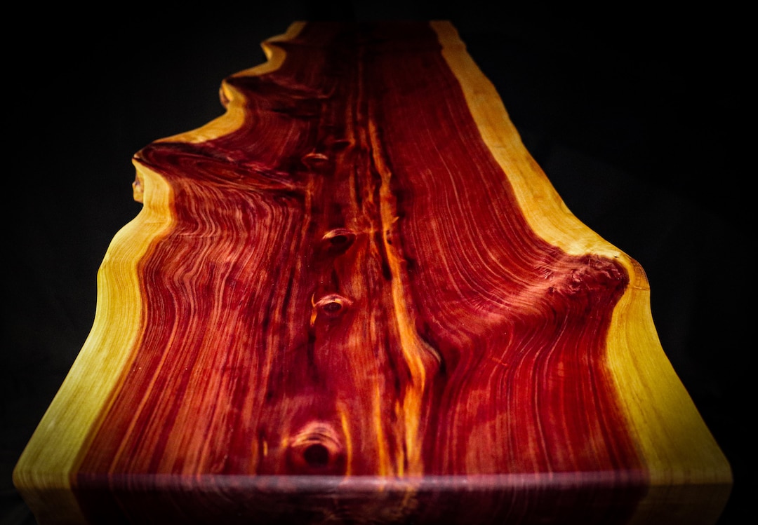 Live Edge Red Cedar Table - Etsy