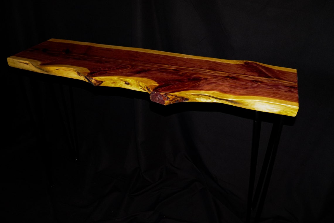 Live Edge Red Cedar Table - Etsy