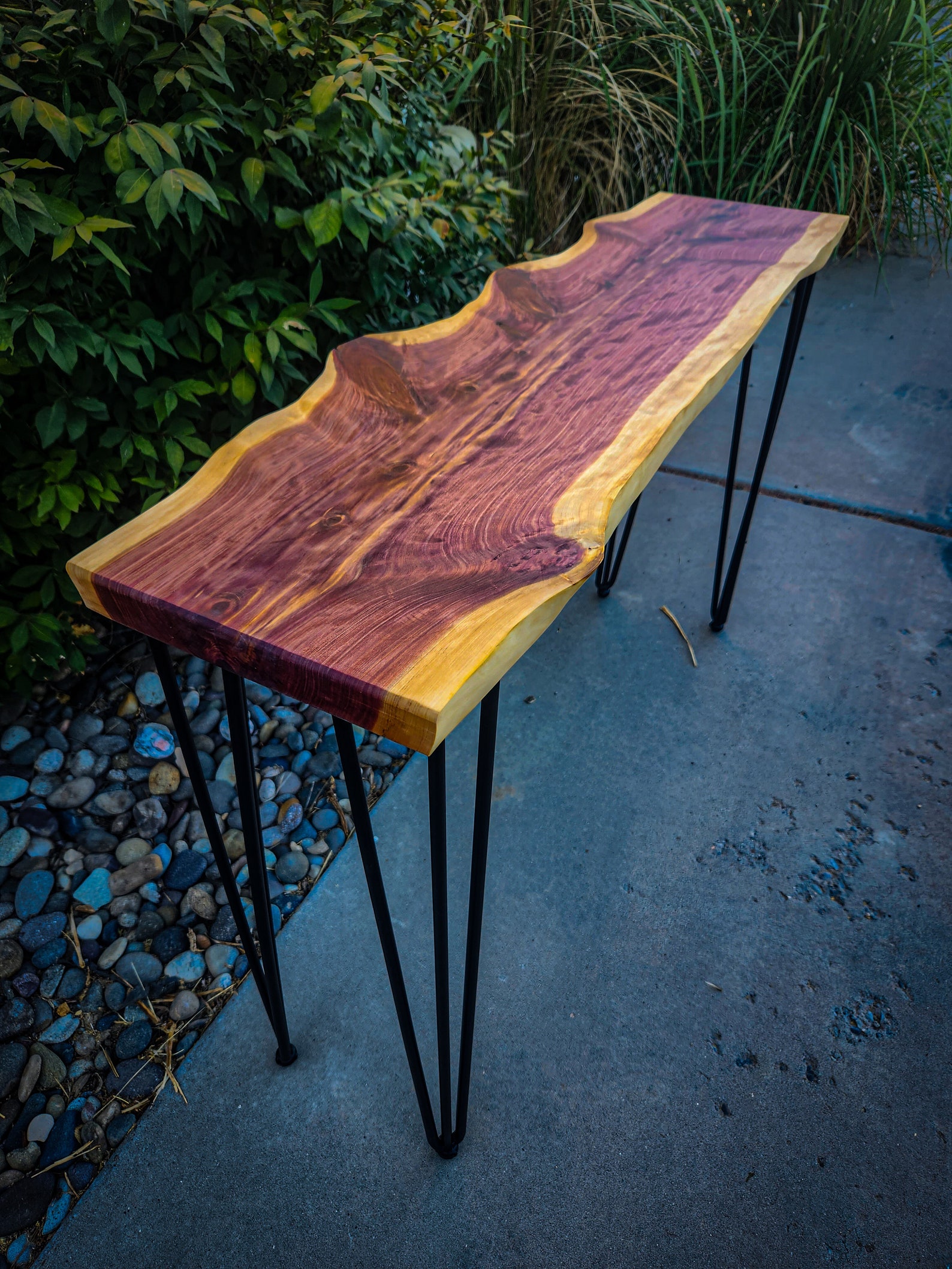 Live Edge Red Cedar Table - Etsy