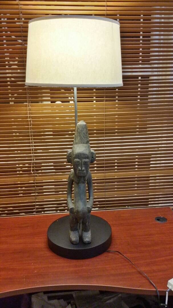 Handmade African Mask Themed Table Lamps - Etsy