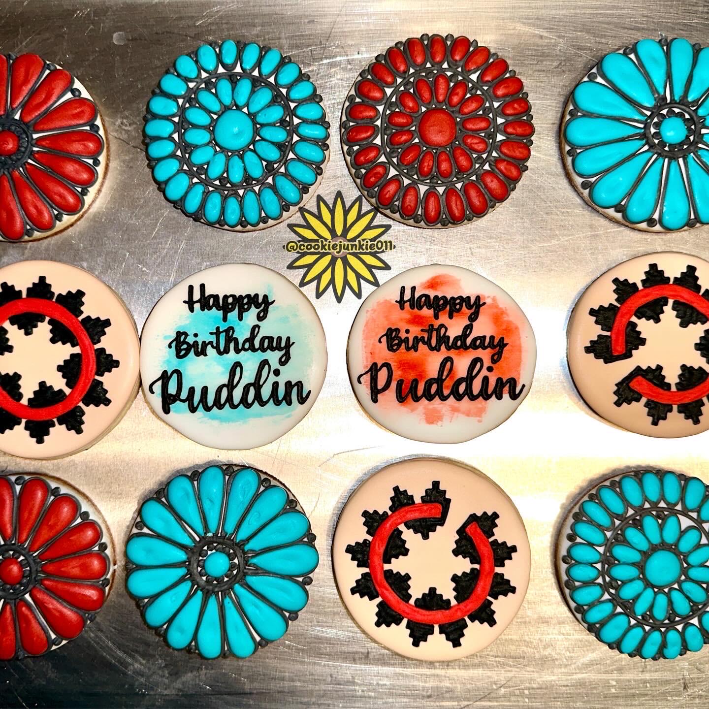 Navajo Basket With Jewelry Sugar Cookies | 1 Dozen | Vanilla Sugar ...