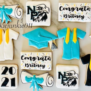 Graduation Sugar Cookies | 1 Dozen | Custom - Etsy