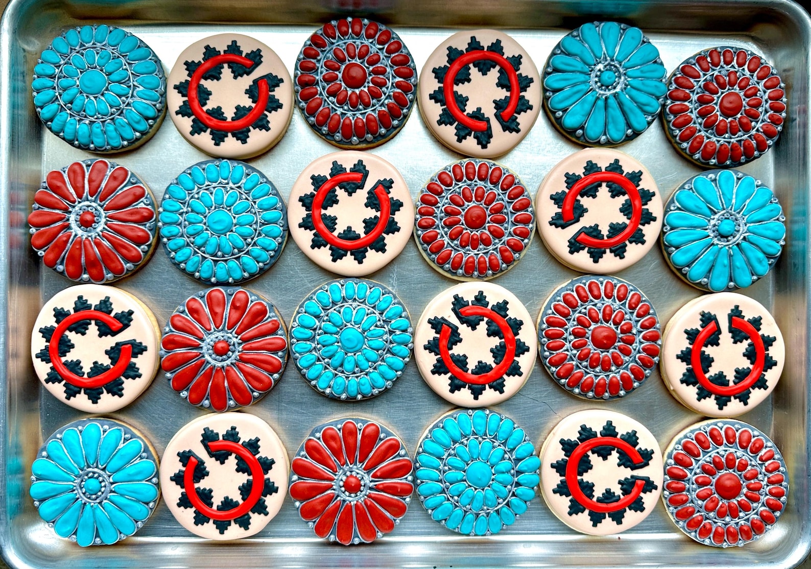 Navajo Basket With Jewelry Sugar Cookies | 1 Dozen | Vanilla Sugar ...
