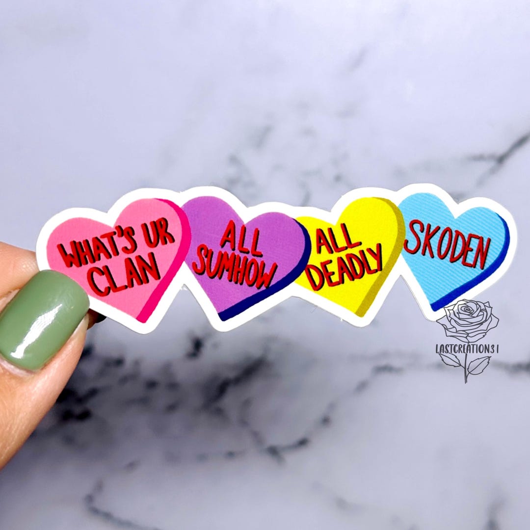 Navajo Conversation Hearts Stickers | Navajo Sticker | Diné | All ...