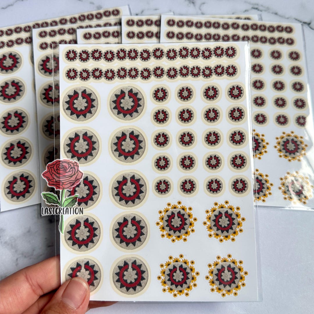 Navajo Basket Sticker Sheets | Planner Sticker | - Etsy