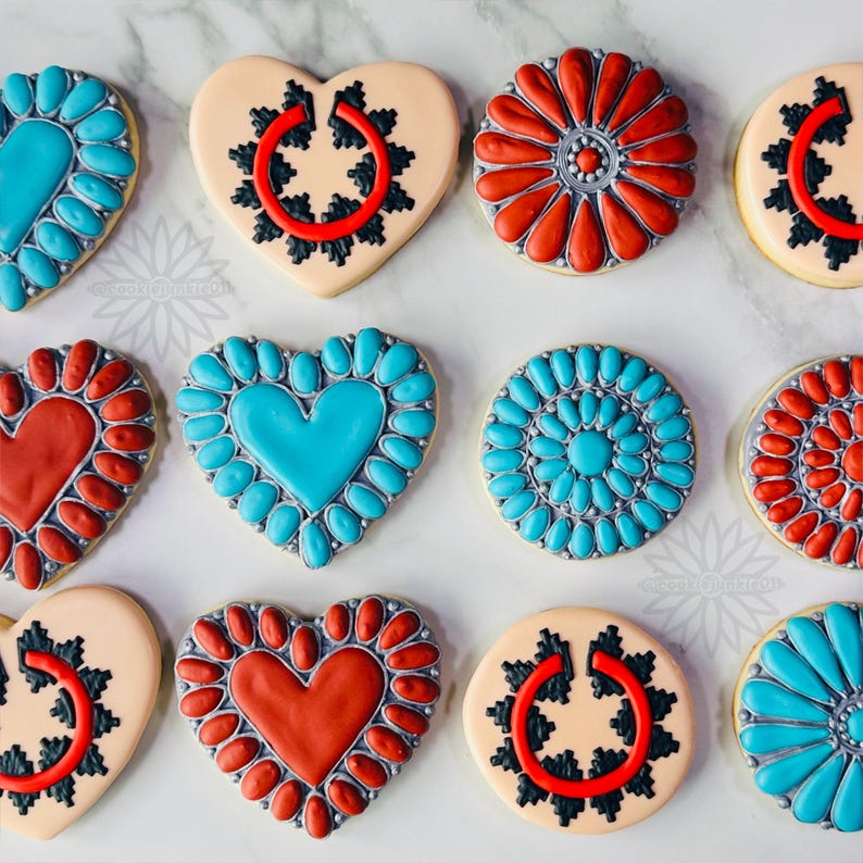 Navajo Basket With Jewelry Sugar Cookies | 1 Dozen | Vanilla Sugar ...