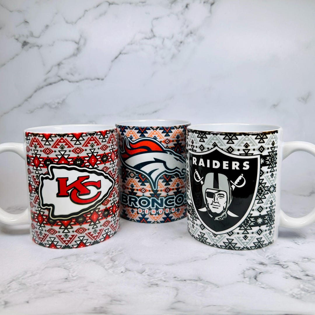 15 Oz Mugs | Teams With Native Designs | Denver | Dallas | Vegas ...