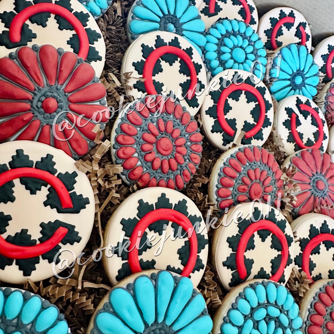 Navajo Basket With Jewelry Sugar Cookies | 1 Dozen | Vanilla Sugar ...
