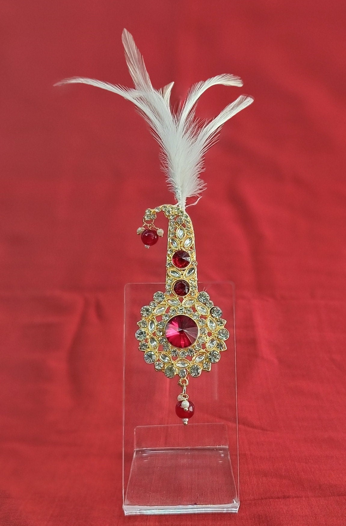 Groom Turban Brooch: Indian Wedding Kalangi Accessory - Etsy