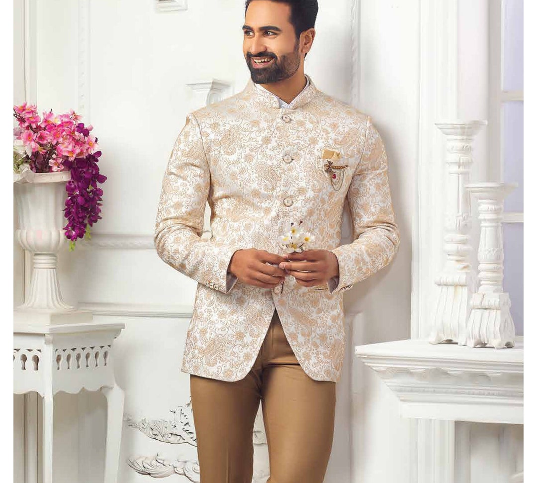Groom Jodhpuri Wedding Dress, Groom Jodhpuri Suit, Groom Suit, Wedding Suit, Men Wedding Suit ...
