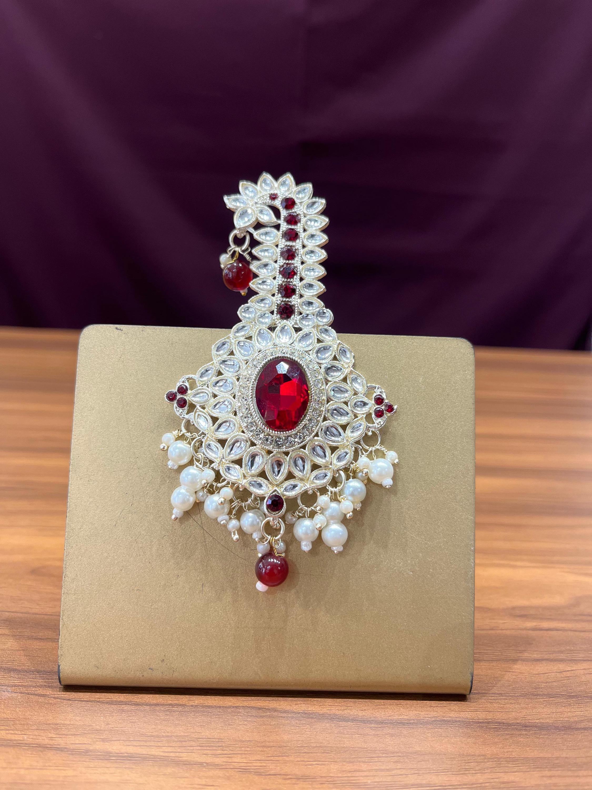 Groom Turban Kalangi Brooch, Kundan Indian Wedding Accessory - Etsy