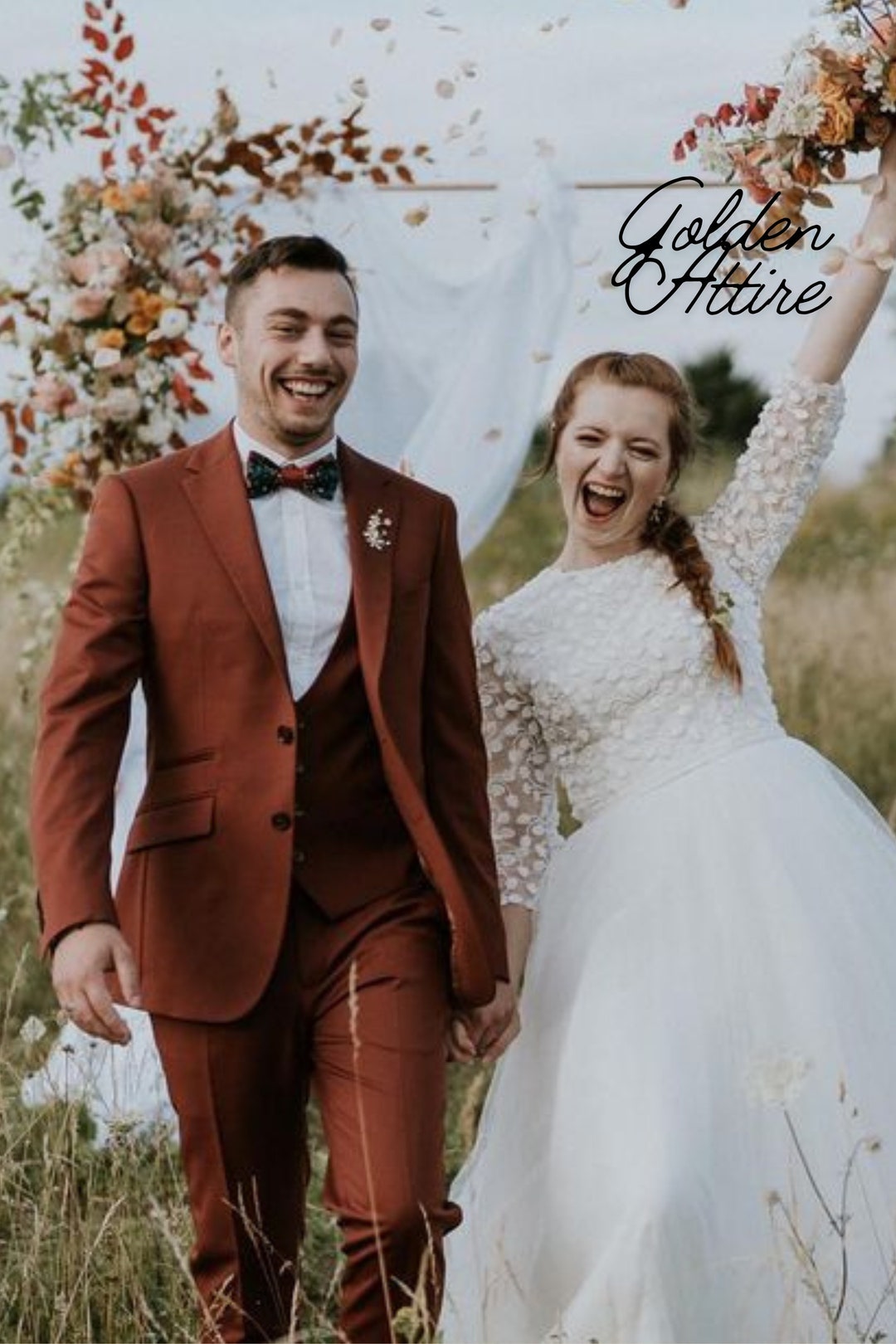 Men Rust Suit Stylish Suit for Men, Premium Luxury Man Suit, Ethnic ...