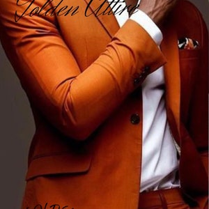 Rust Suit for Men, Luxury Stylish Premium Man Suit, Ethnic Wedding Wear ...
