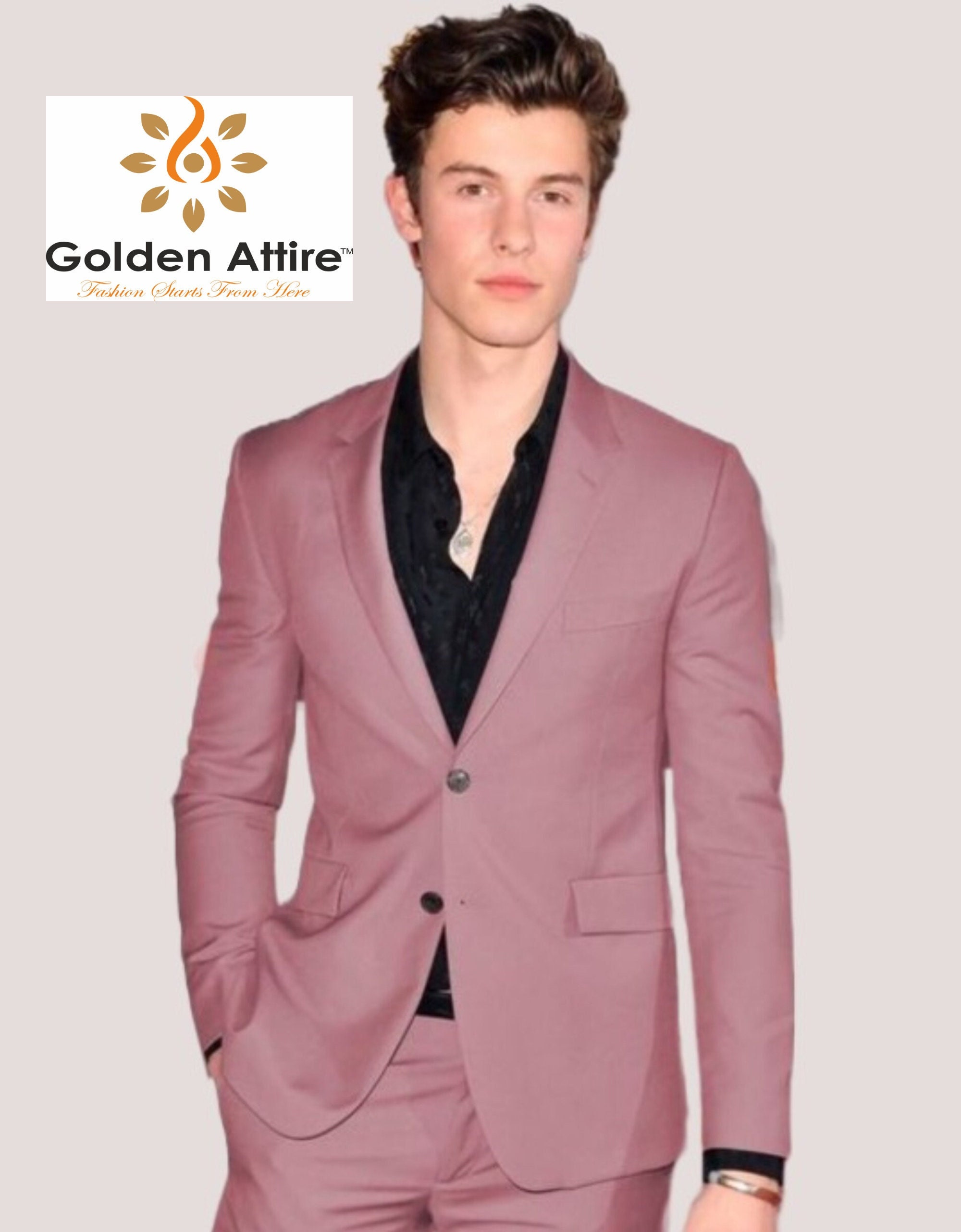 Suits for Men, Dusty Rose Suits, Two Piece Suits, Tow Button Suits ...