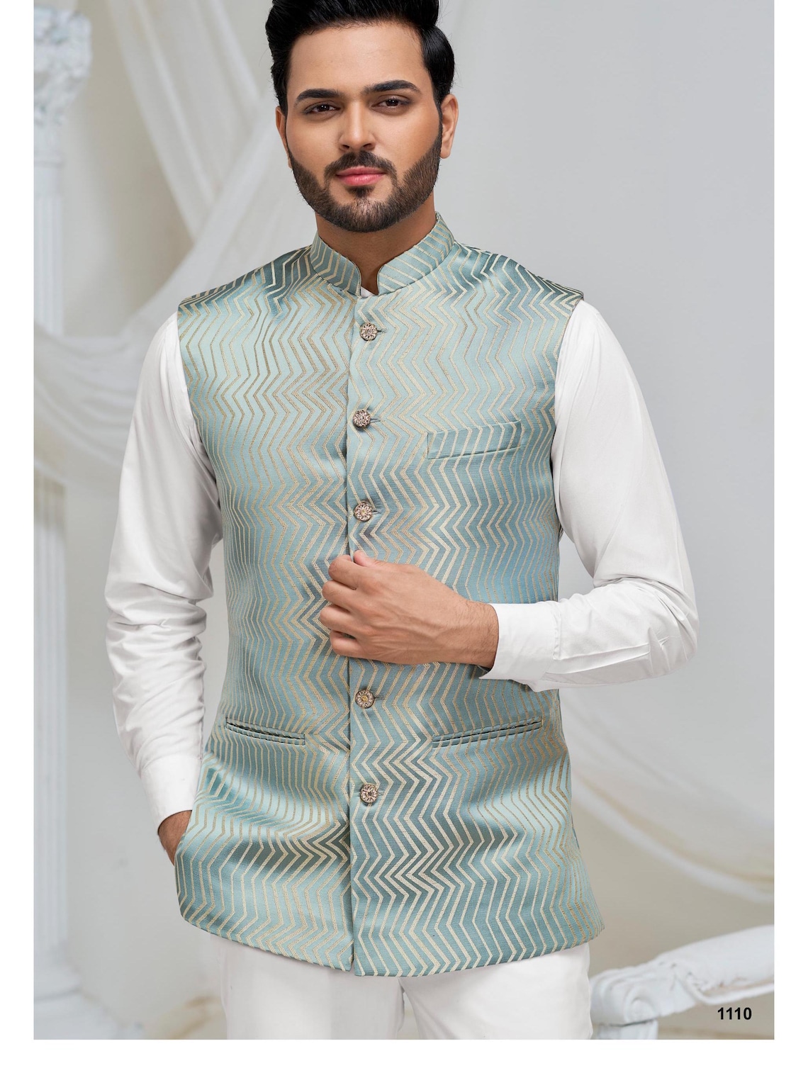 Men Nehru Jacket, Modi Jacket, Groom Jacket, Nehru Jacket for Wedding ...