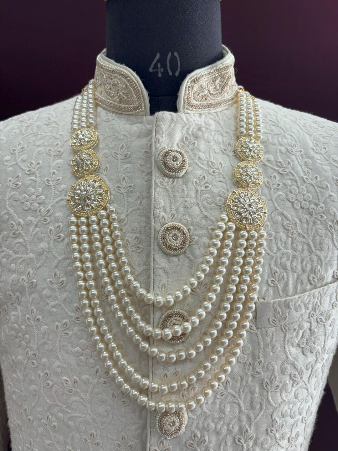 Groom Jewellery for Sherwani, Indian Wedding Groom Necklace, Groom ...