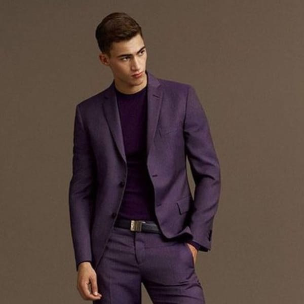 Purple Suit - Etsy