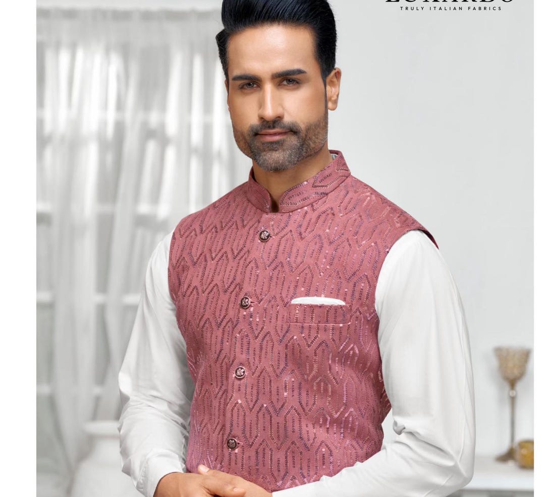 Indian Nehru Jacket, Men Nehru Jacket, Modi Jacket, Formal Nehru Jacket ...