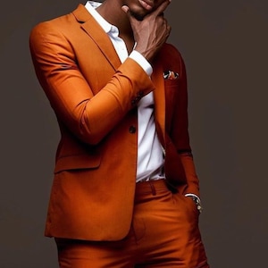 Rust Suit for Men, Luxury Stylish Premium Man Suit, Ethnic Wedding Wear ...
