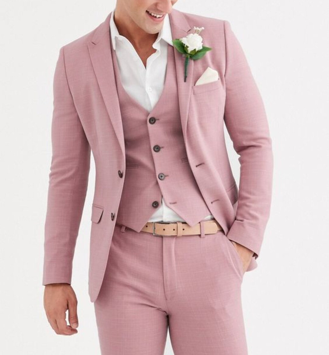 Suits for Men, Dusty Rose Suit, Men Suits, 3 Piece Suits, Dinner Suits ...