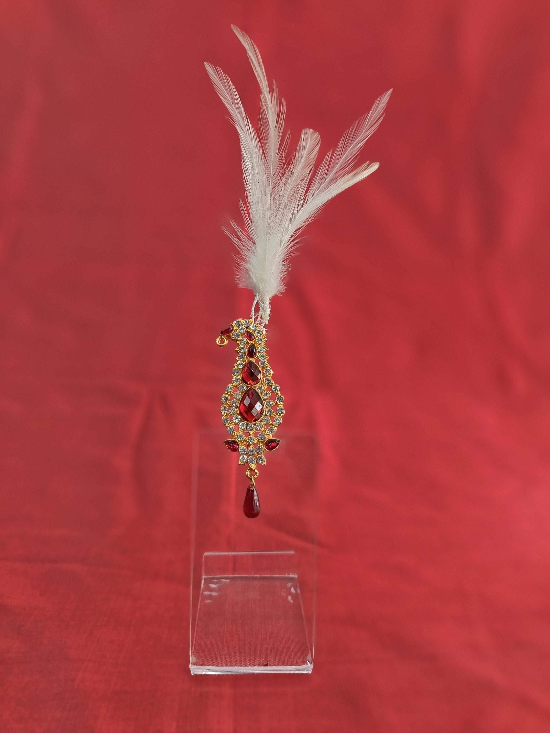 Groom Turban Brooch: Indian Wedding Kalangi Accessory - Etsy