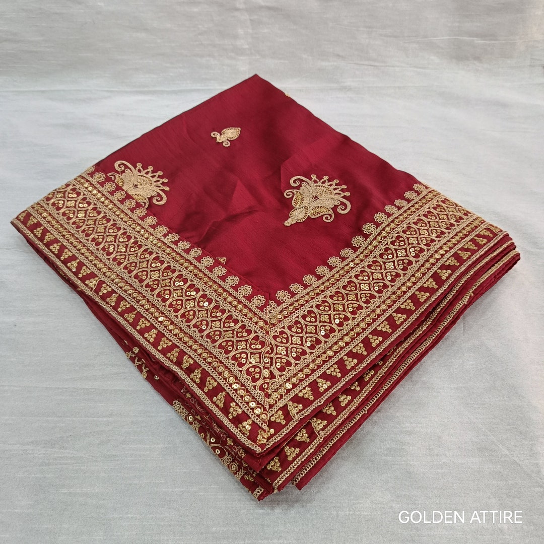 Red Wedding Shawl for Groom: Indian Sherwani Dupatta - Etsy