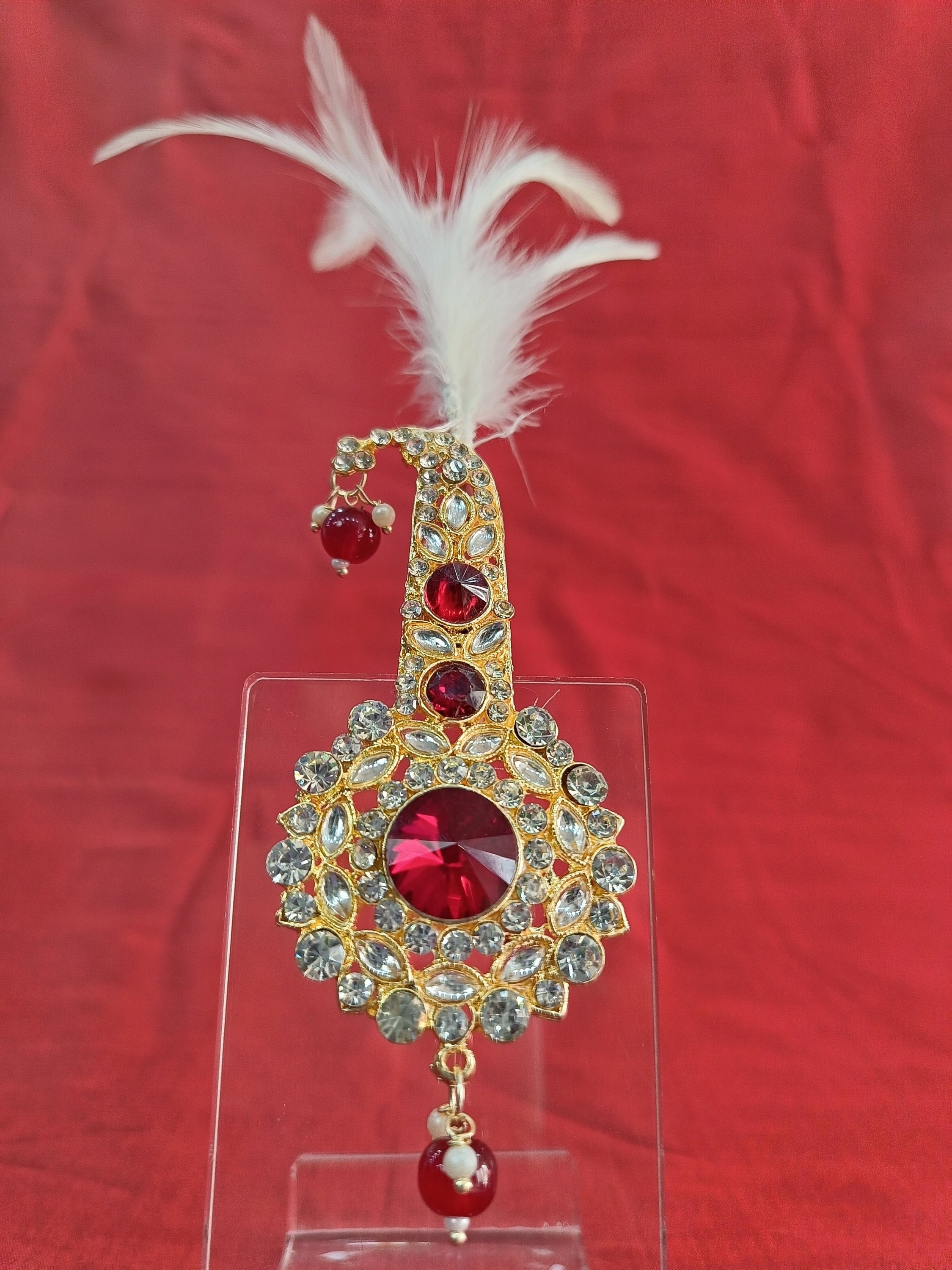 Groom Turban Brooch: Indian Wedding Kalangi Accessory - Etsy