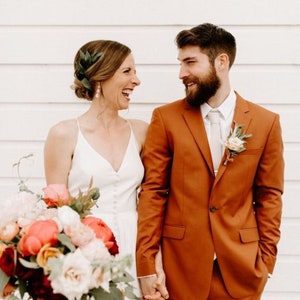 Rust Suit for Men Luxury Stylish Look Premium Man Suit - Etsy