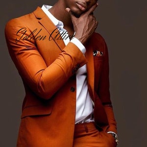 Rust Suit for Men, Luxury Stylish Premium Man Suit, Ethnic Wedding Wear ...