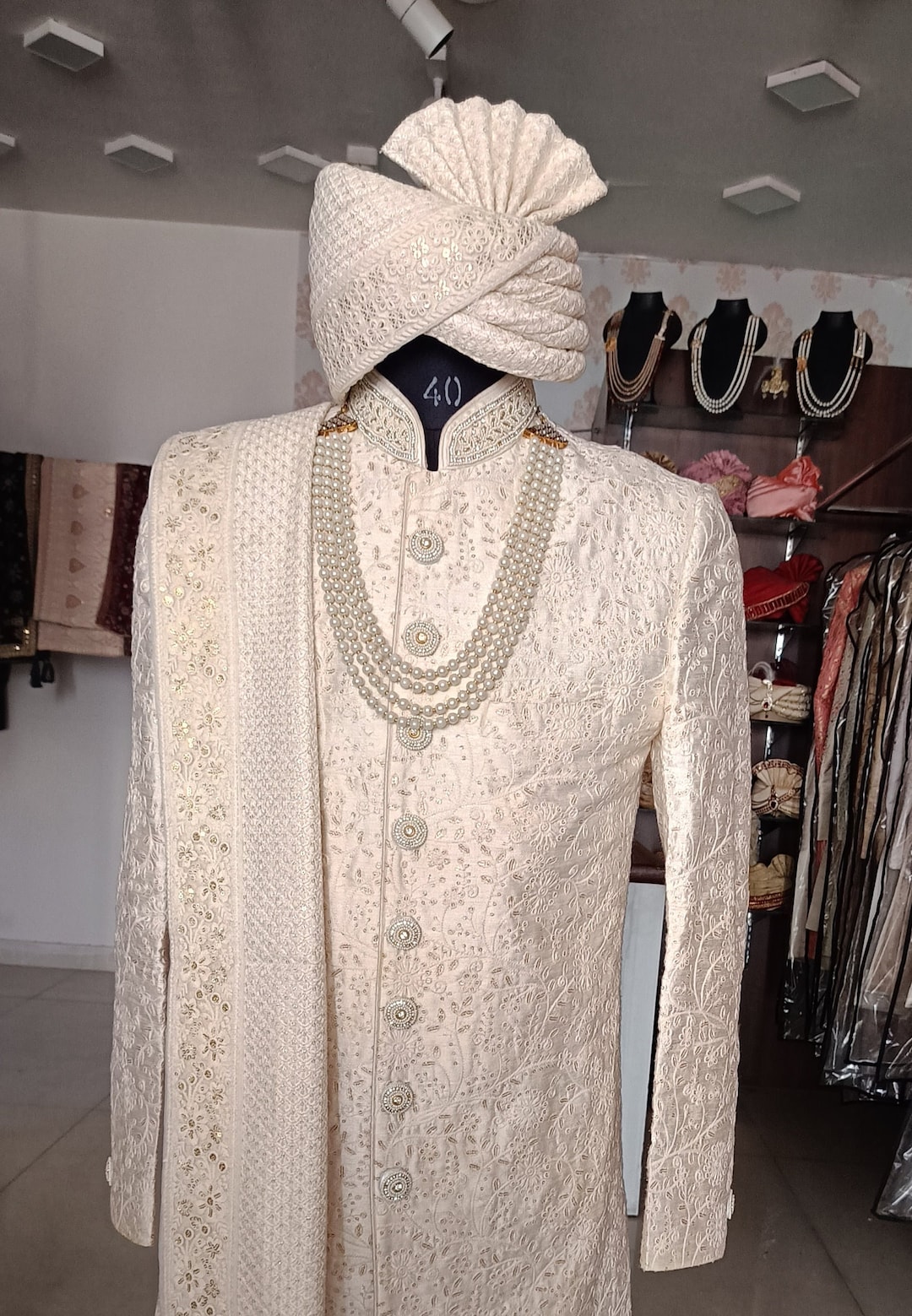 Wedding Sherwani for Men, Premium Sherwani, Groom Outfit, Groom ...