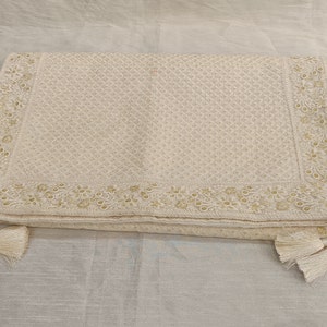 Ivory Shawl & Stole for Groom, Sherwani Shawl, Wedding Shawl Men, Men ...