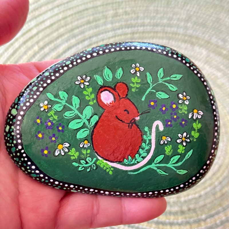 Handpainted Rock - Etsy