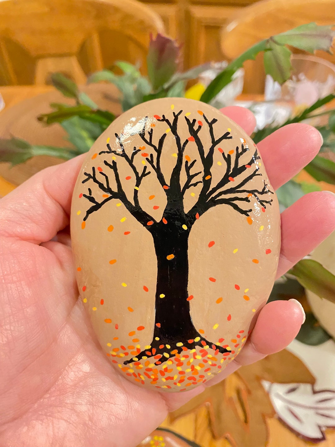 Fall Tree With Light Background - Etsy