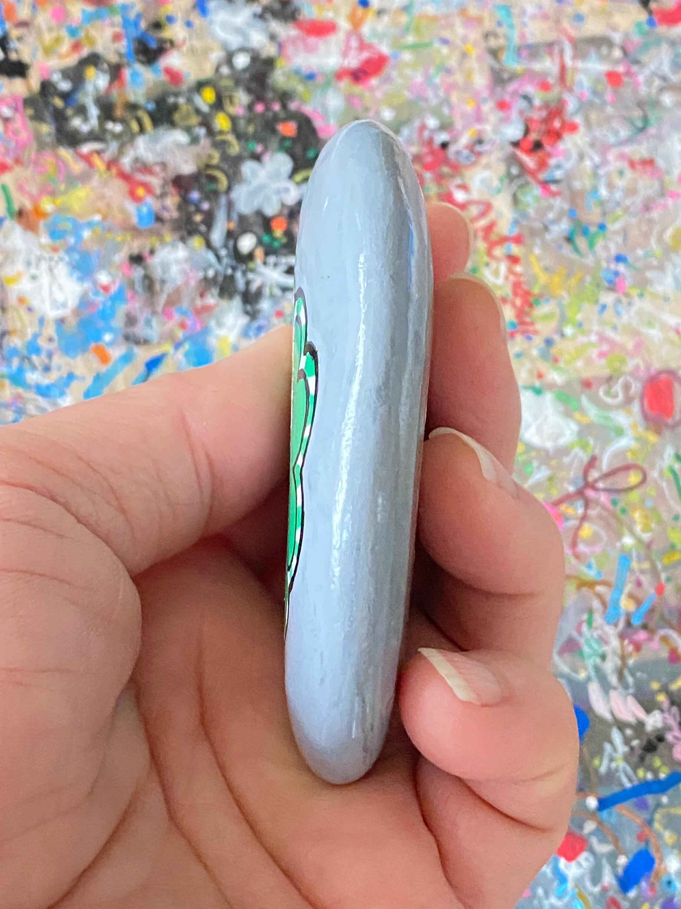 Lucky Four Leaf Clover Rock - Etsy