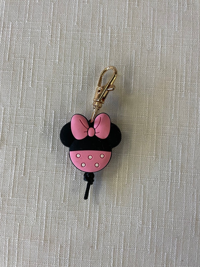Minnie Mouse Zipper Pull - Etsy