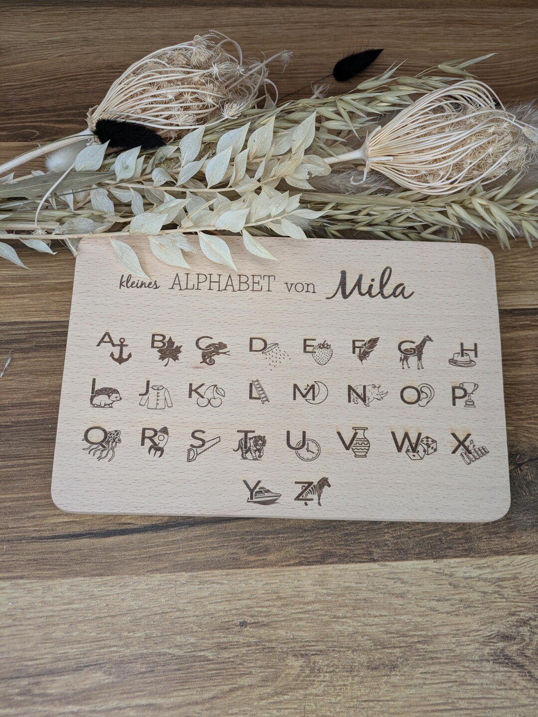 Personalized ABC Breakfast Board I Board for School Enrollment I ...