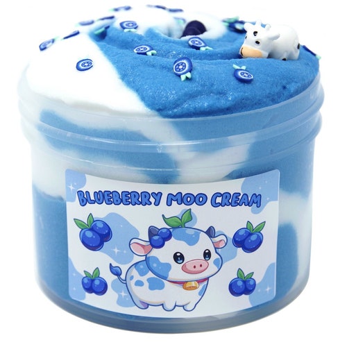 Strawberry Moo Cream Pink Cloud Dough Cow Slime Gift for Her - Etsy Canada