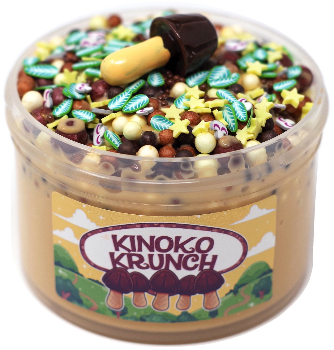 Kinoko Krunch Cute Japanese Snack Theme Scented Floam Slime, Gift for ...