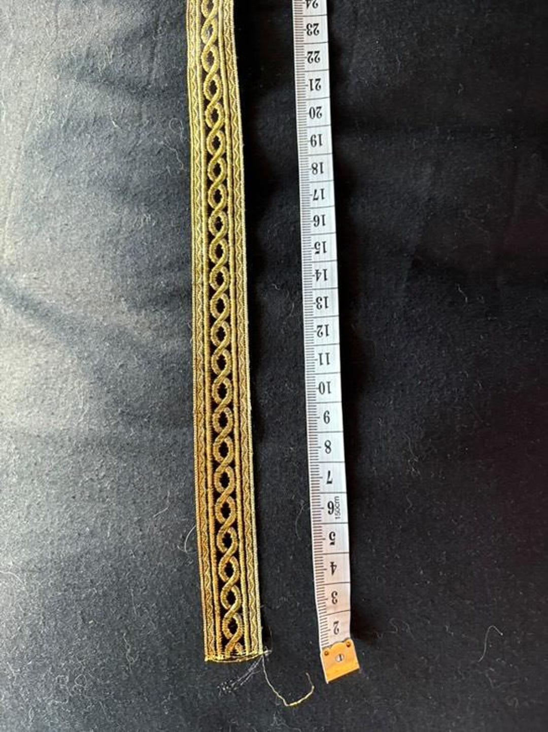 Black and Gold Liturgical Ribbon Vestments Robes Church Priest Catholic ...