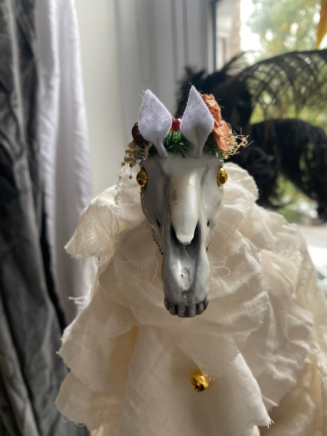 Queen Mab Mari Lwyd Puppet Traditional South Wales Welsh - Etsy