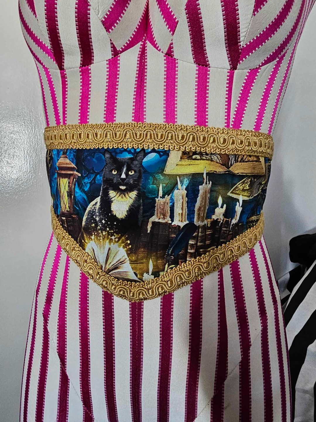 Binx- Magical Cat Tie on Waist Belt One Size Plus Unisex Mens Womens ...