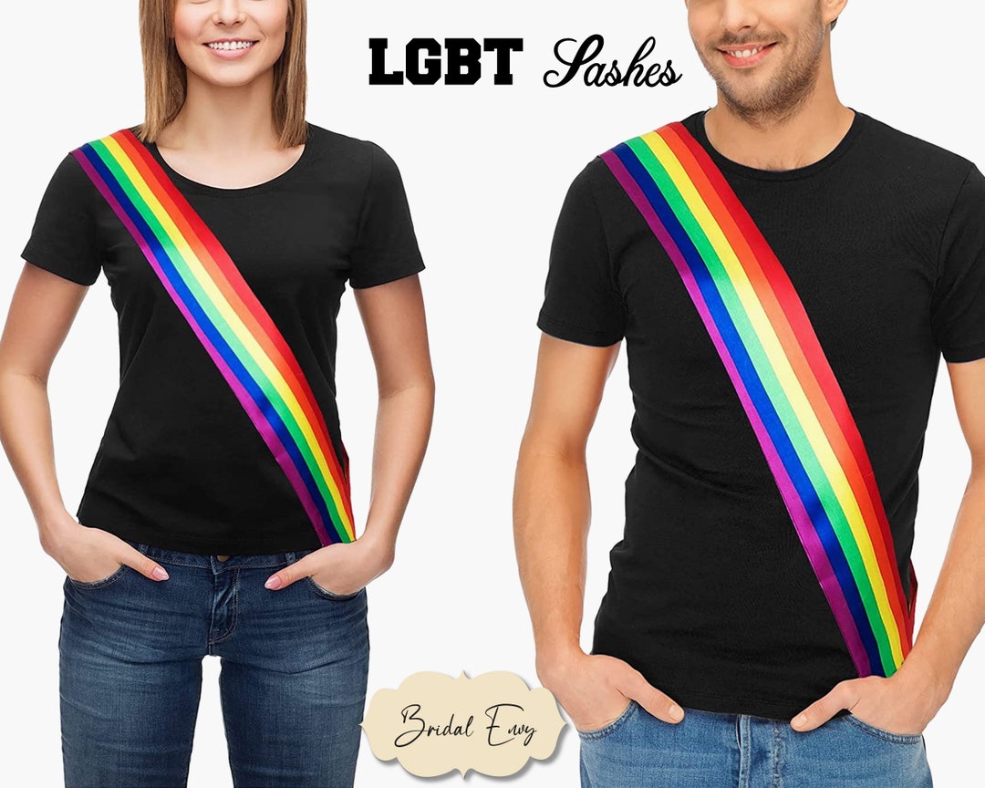Pride Sash Gay Sash LGBT Sash Custom Sash Customized Sash - Etsy