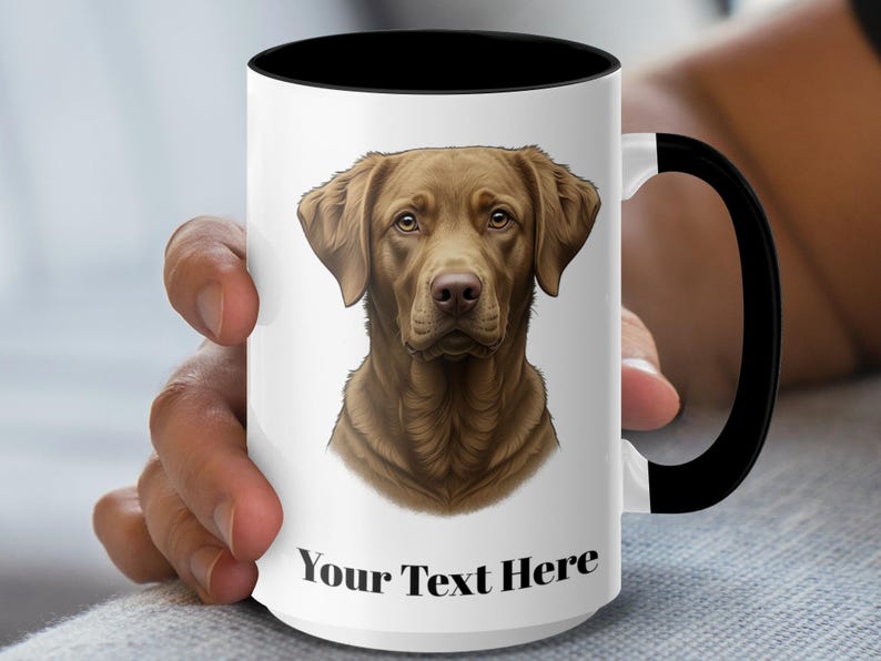 Chocolate Lab Mug: Personalized Labrador Retriever Gift - Etsy