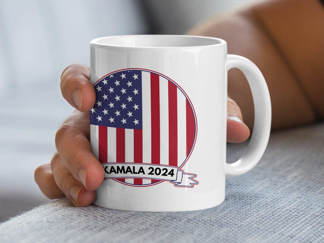 Kamala 2024 Mug, Political Campaign Mug, Patriotic American Flag Cup ...