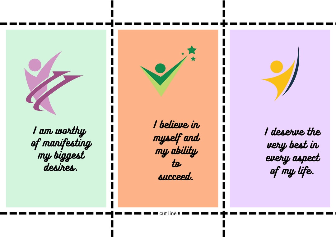 21 Affirmation Cards for Success, Success Cards Deck, Affirmation of ...