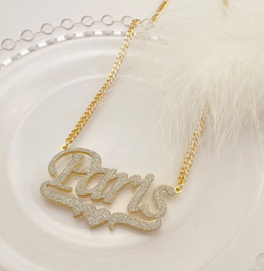 Custom Name Necklace,bling Name Necklace,personalized Necklace,bling ...